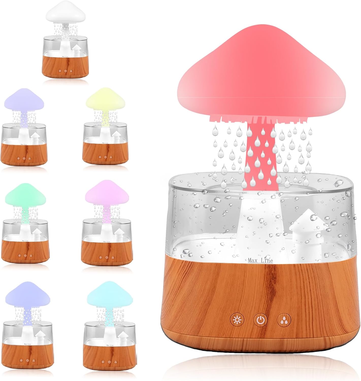Amazon.com: Rain Cloud Humidifier Water Drip, 2 in 1 Rain Cloud ...