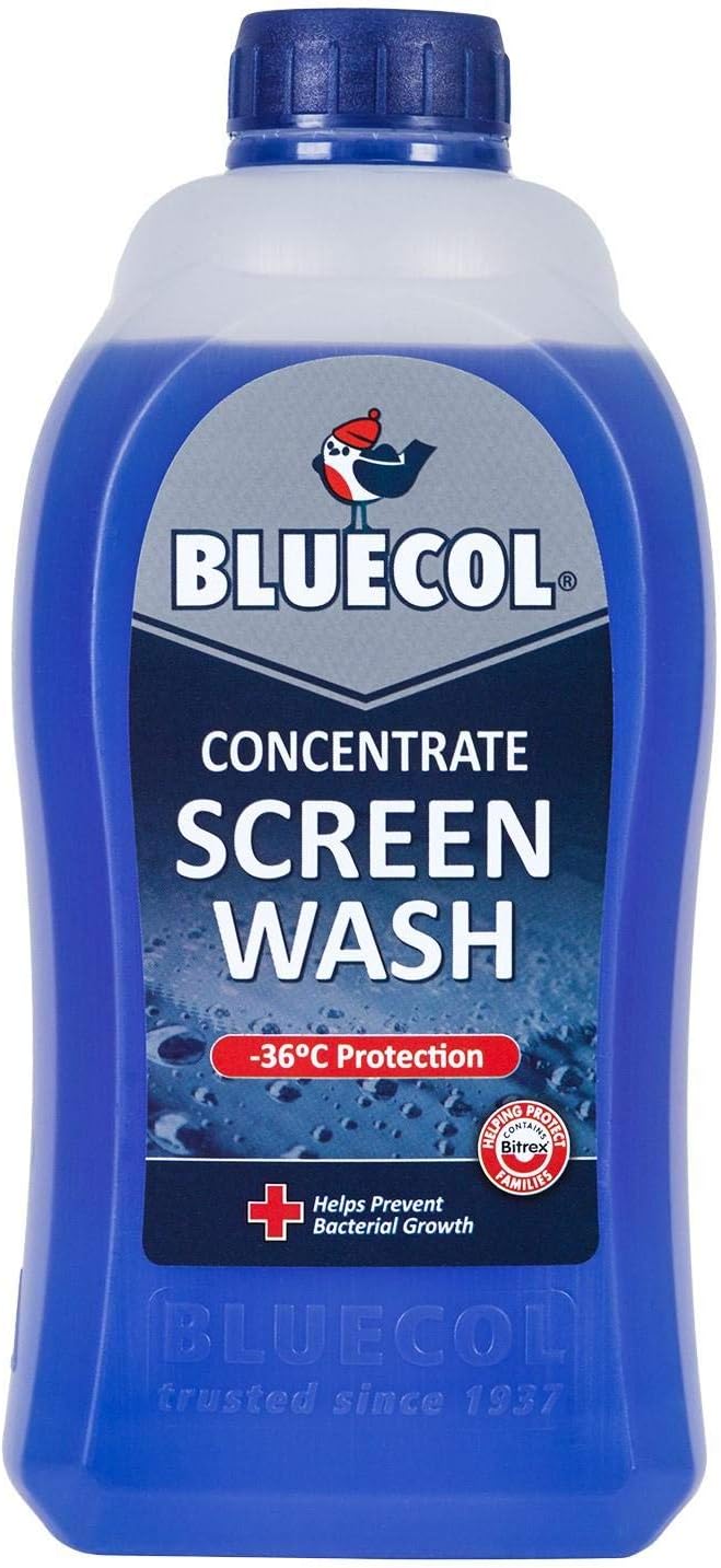 Bluecol BLS010 Screenwash Concentrate Blue 1L : Amazon.co.uk: Automotive