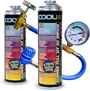 Cool5 Two Cans Summer Full KIT AC 5-in-1 Air Conditioner Repair Kit ...