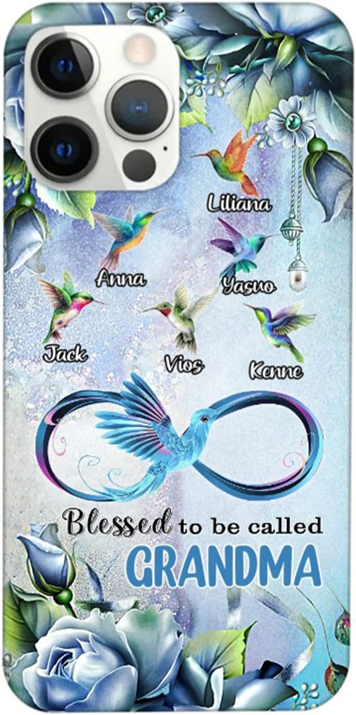 Amazon.com: Personalized Phone Case, Grandma Phone Case Gifts, Blessed ...