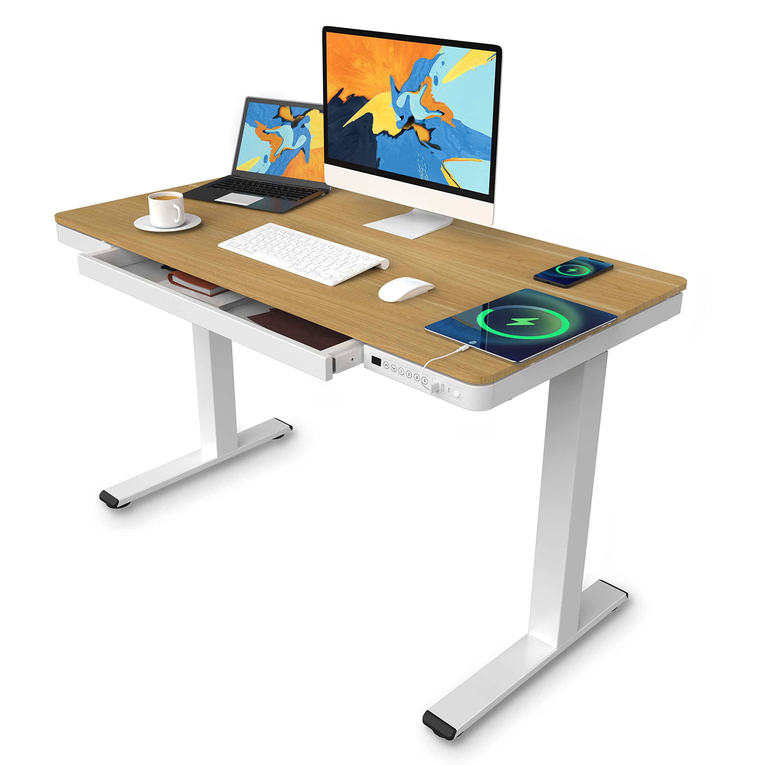 Buy Height Adjustable Electric Standing E Desk With Built In Wireless buy-height-adjustable-electric-standing-e-desk-with-built-in-wireless