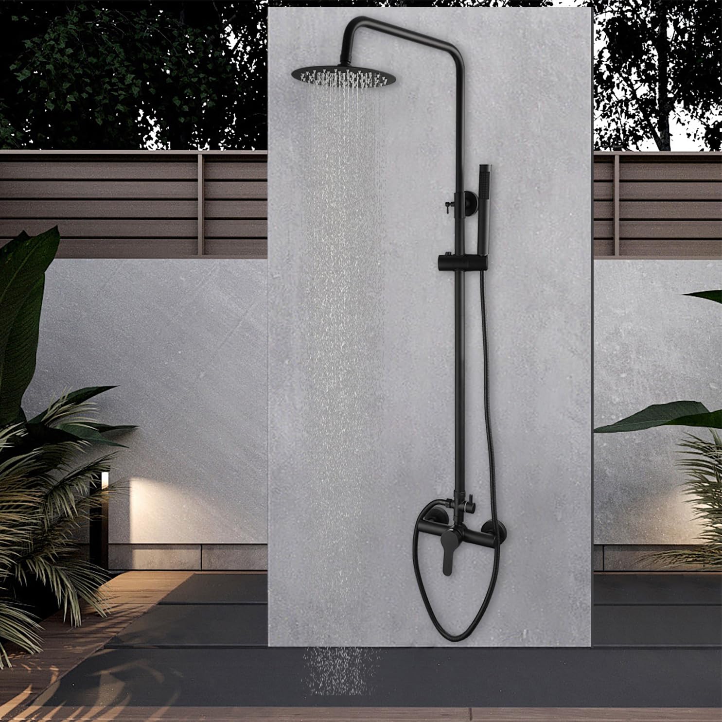 Waterproof Surface Mounted Shower Fixtures