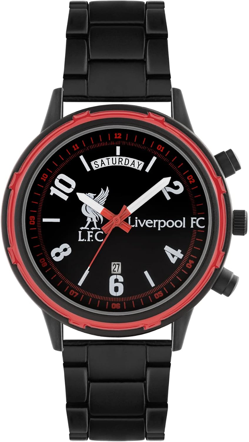 Liverpool Football Club Boy's Analog Quartz Watch with Zinc Strap ...