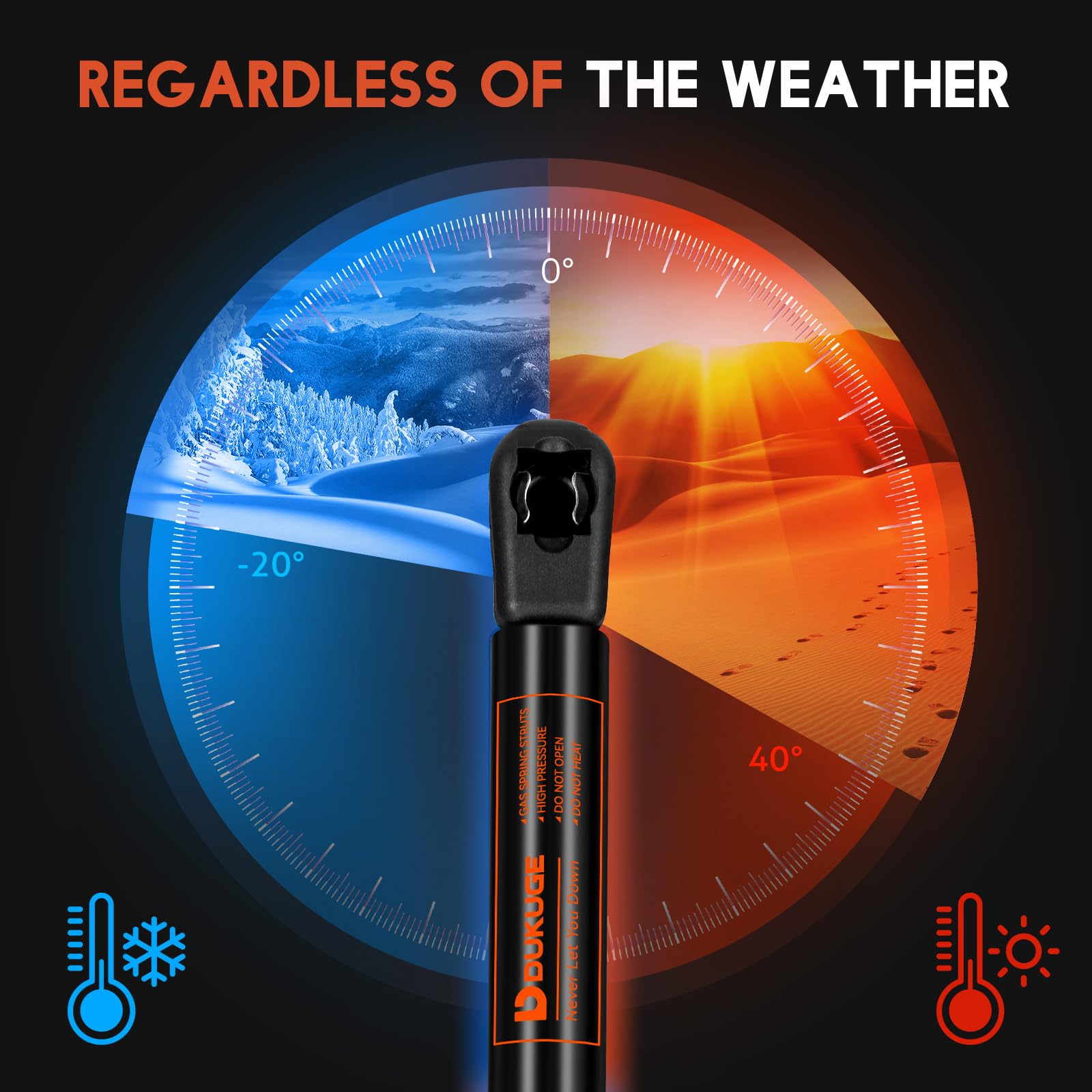 Snapklik.com : 10 Inch 22lbs Gas Struts, 6 PCS 10" Gas Shock Lift ...