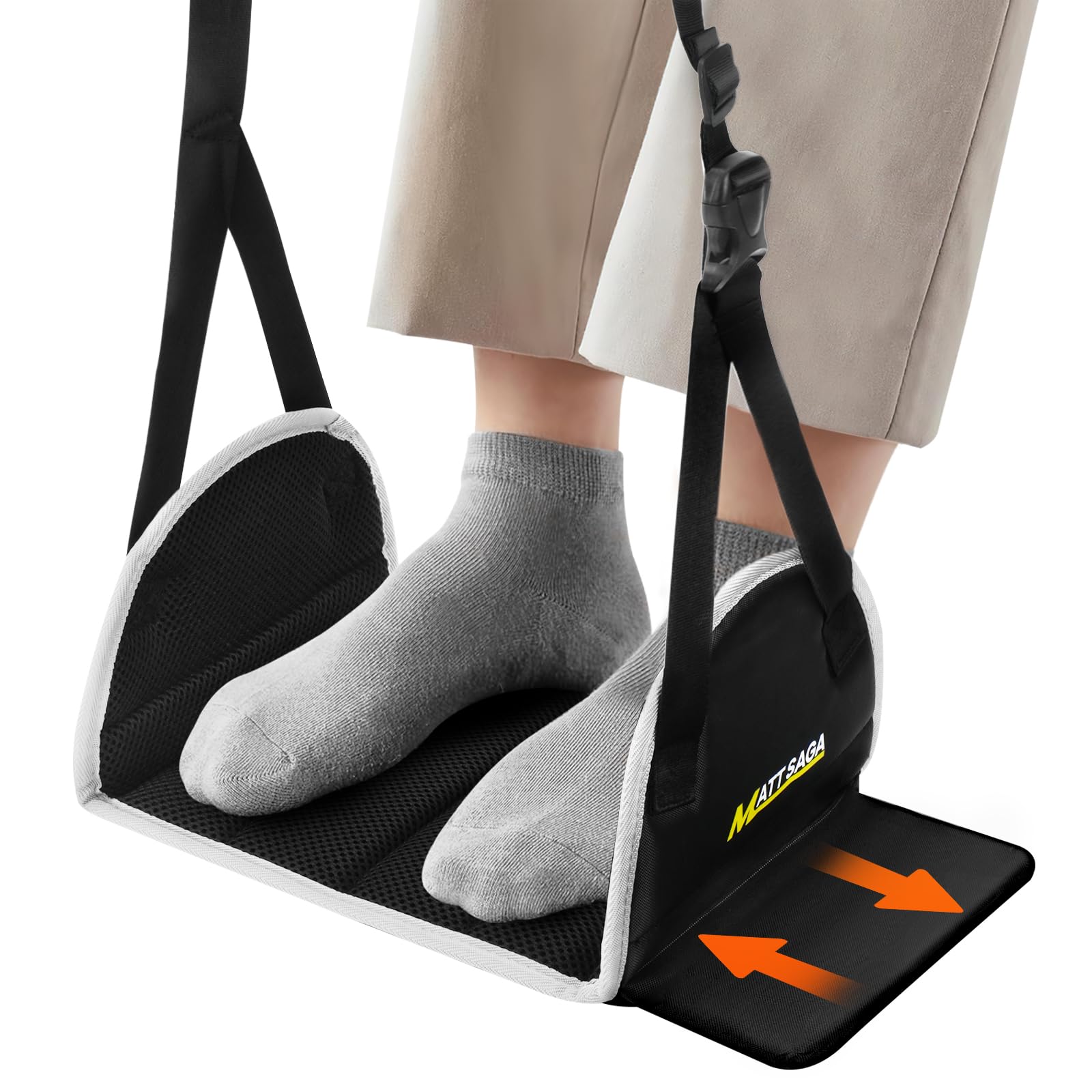 Airplane Foot Hammock Adjustable Foot Rest Hammock,MATT SAGA Foot ...