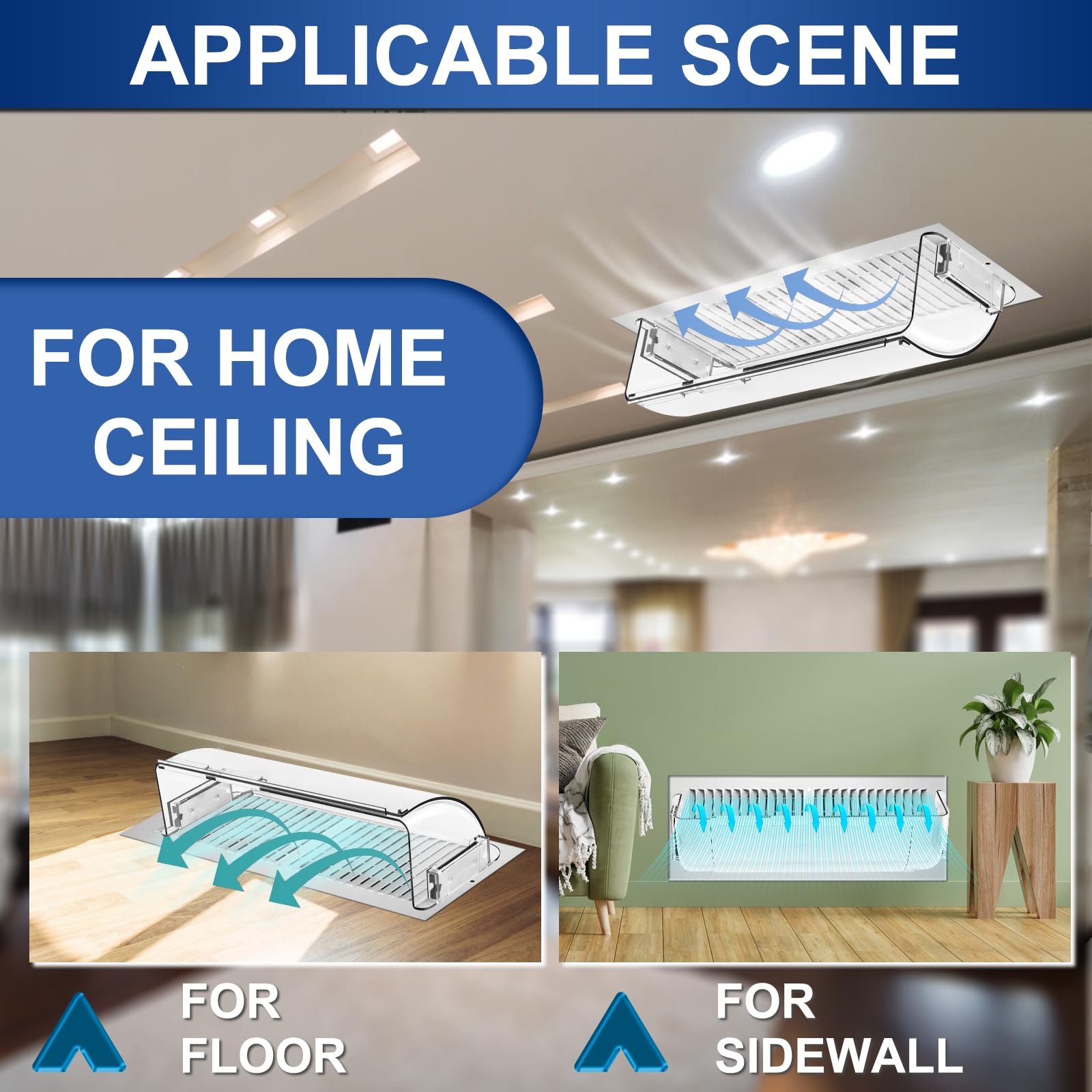 Snapklik.com : Cenipar Air Vent Reflectors Upgraded Adjustable Magnetic ...