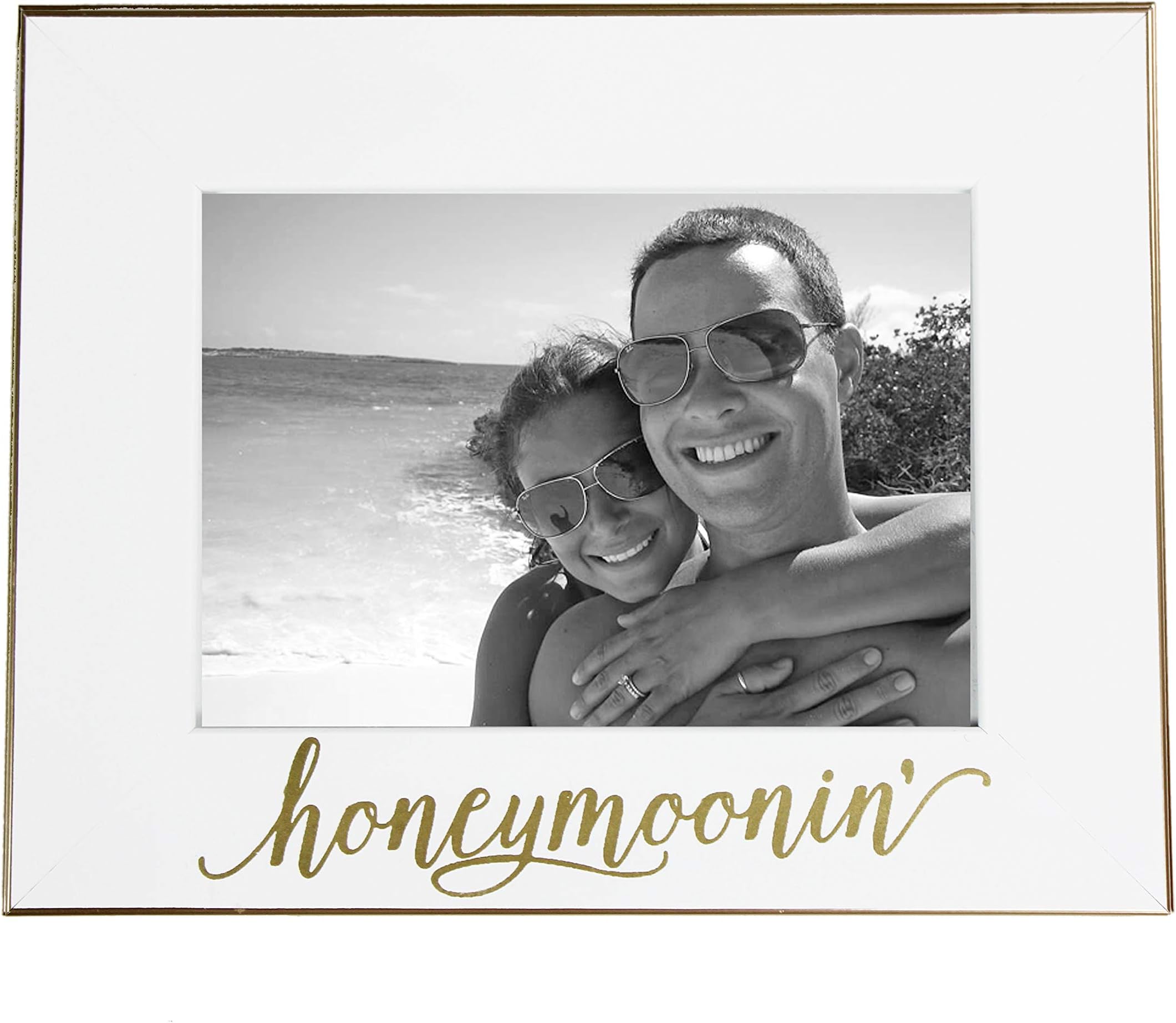 Amazon.com - KU-DaYi Honeymoon Picture Frames for Mr Mrs, Newlywed ...