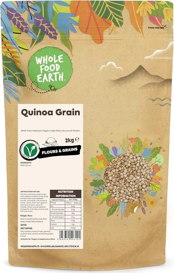 Amazon.co.uk: Whole Grain Quinoa - Whole Grain Quinoa / Whole Grains ...