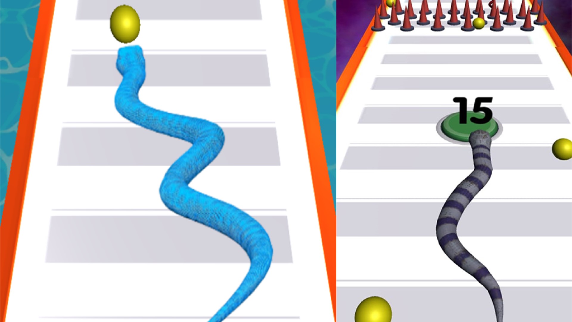 Snake Merge Race: 3D Slither Run Game Fun Offline Challenge - App on ...