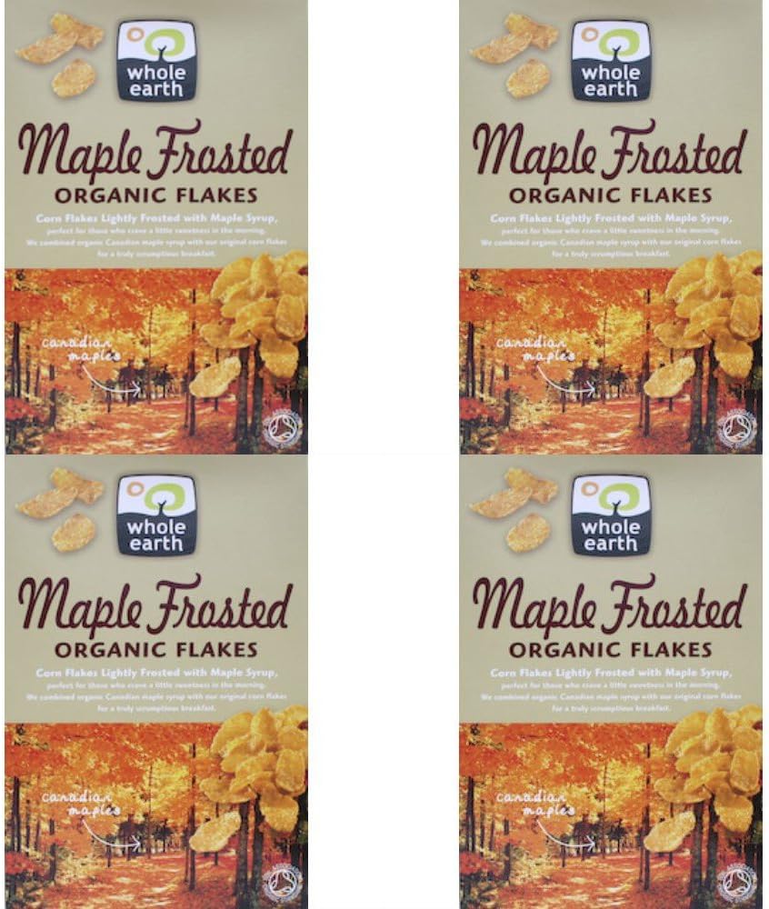 (4 PACK) - Whole Earth - Maple Frosted Flakes | 375g | 4 PACK BUNDLE ...