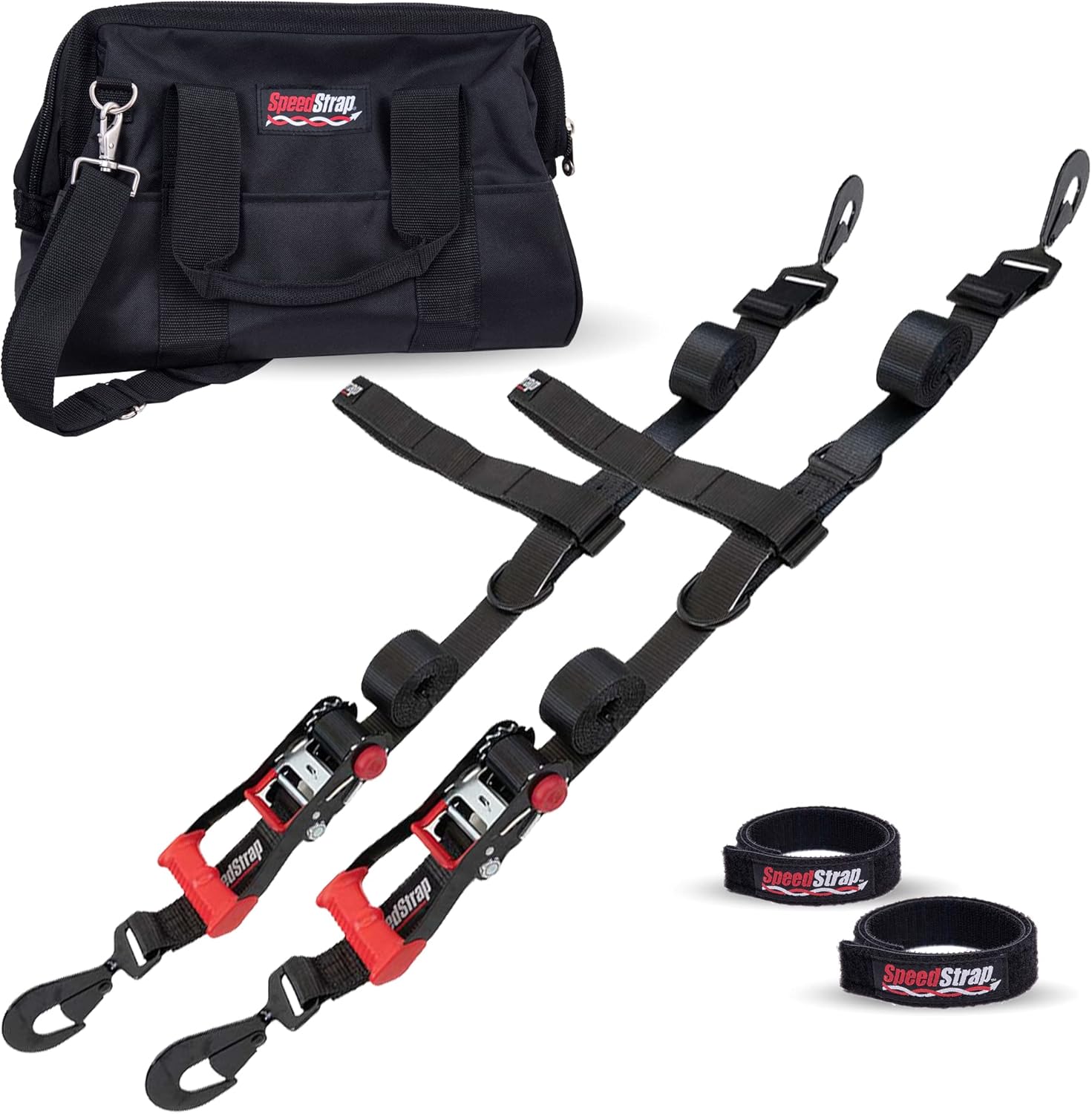 Amazon.com: SpeedStrap Heavy Duty Tire Straps Bonnet Kit - Wheel Tie ...