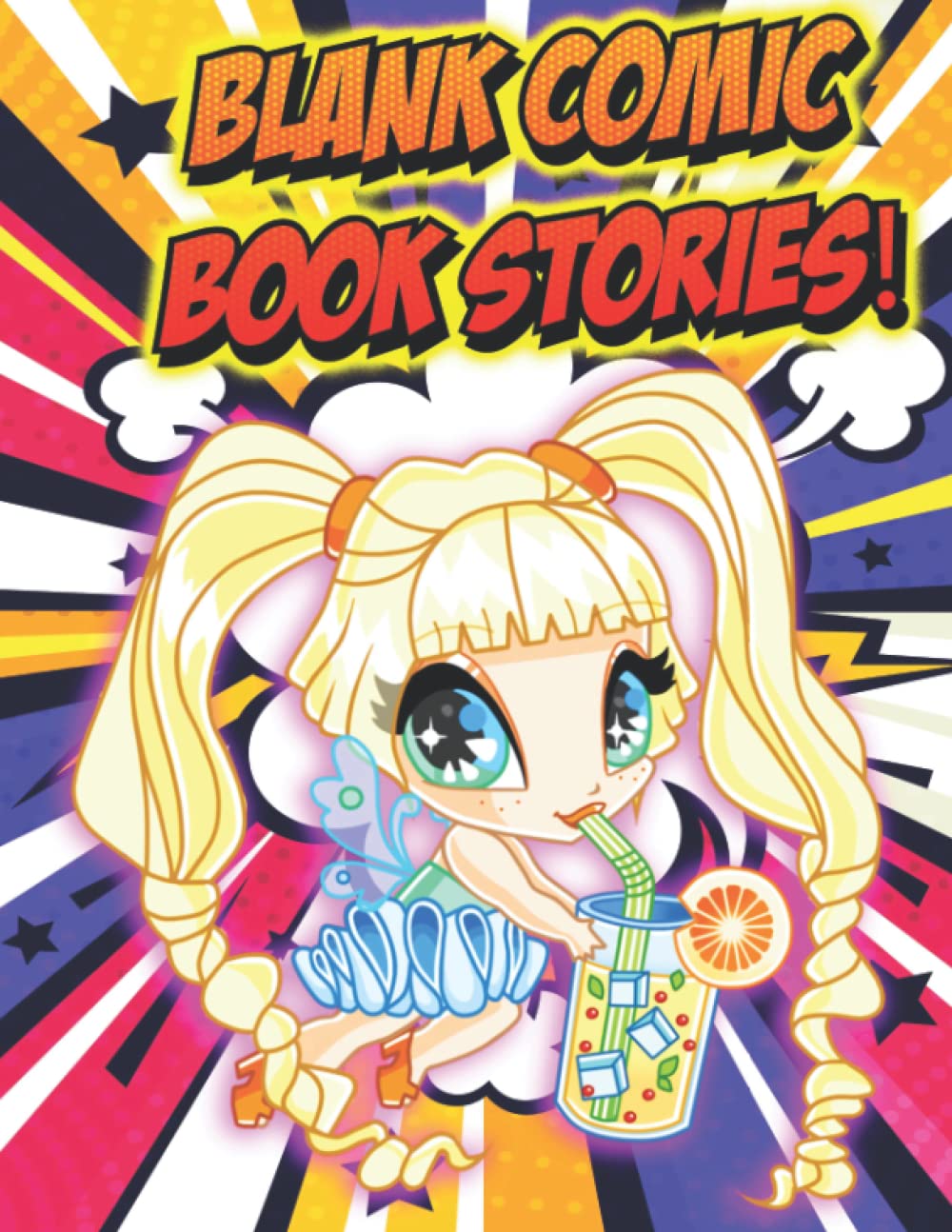 Buy Blank comic book stories: Chibi Kawaii Pixie blank comic book draw ...