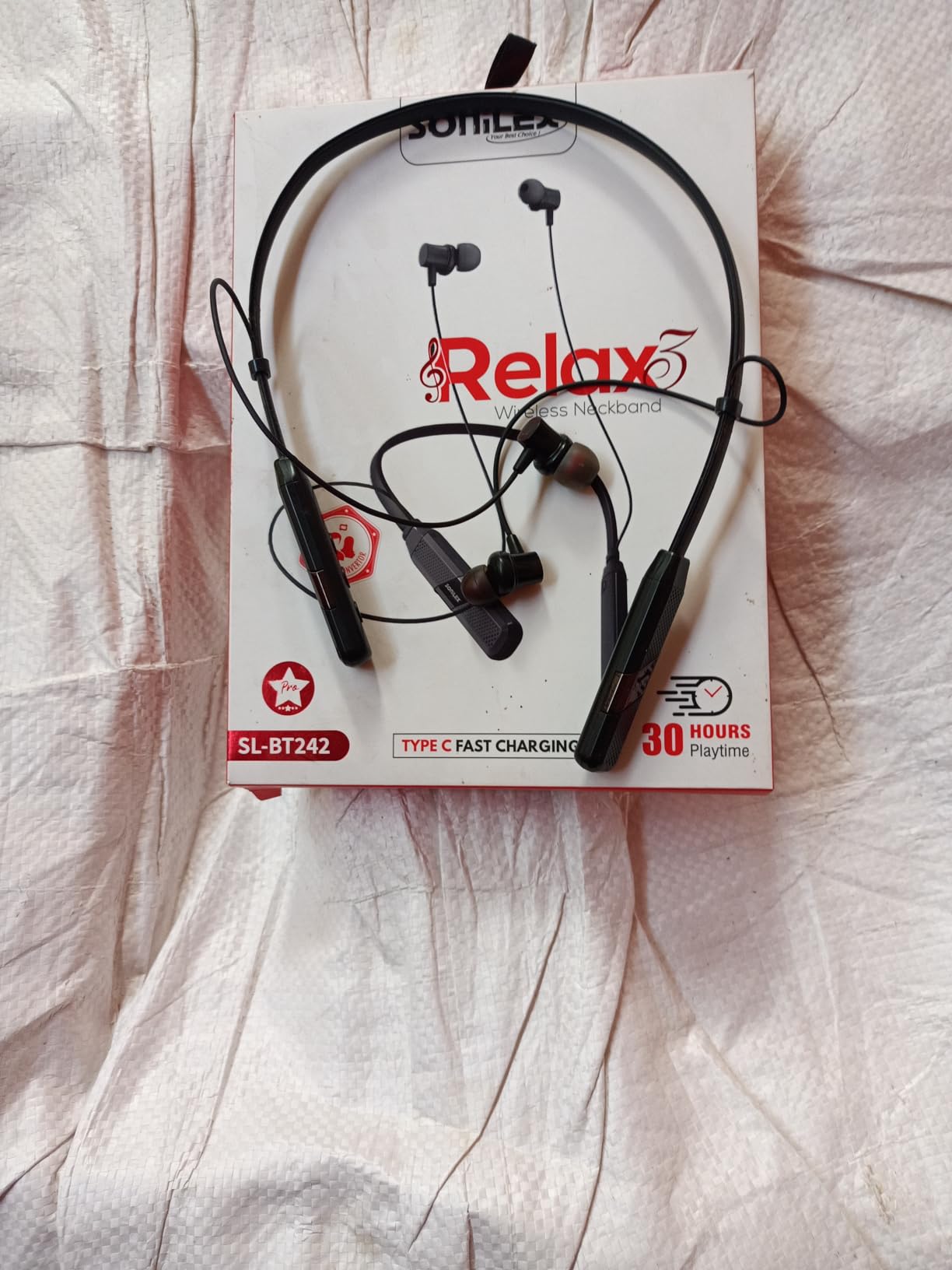 sonilex Relax 3 SL-BT242 Wireless Bluetooth 5.3 Headset with Mic, ENC ...