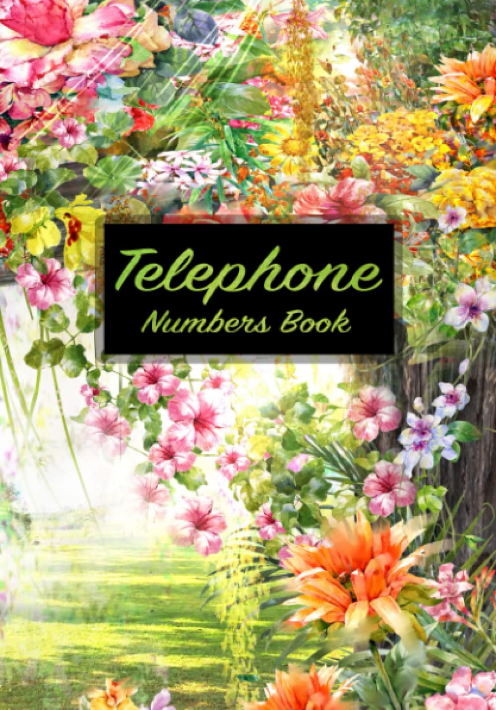 Telephone Numbers Book: Large Print Telephone Book For Seniors : Blank ...