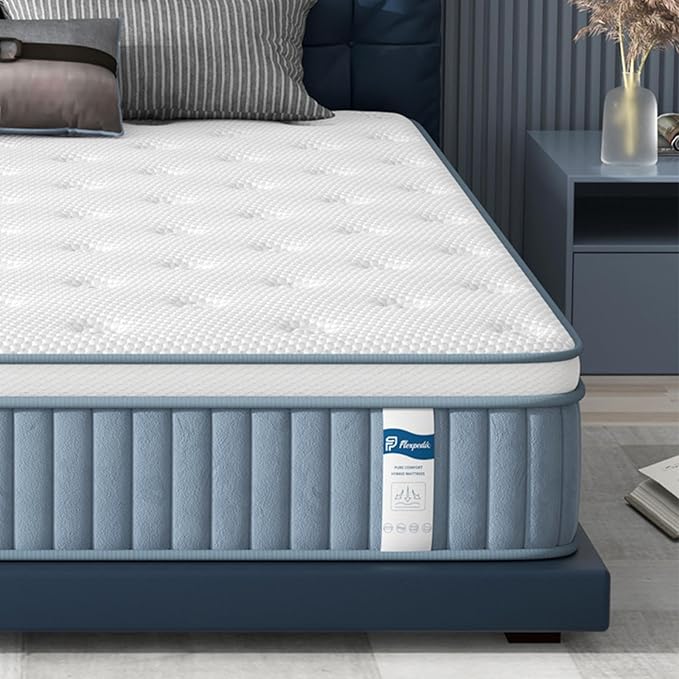 FP Flexpedic Twin Mattress, 12 Inch Single Foam Mattress, Pocket Spring ...