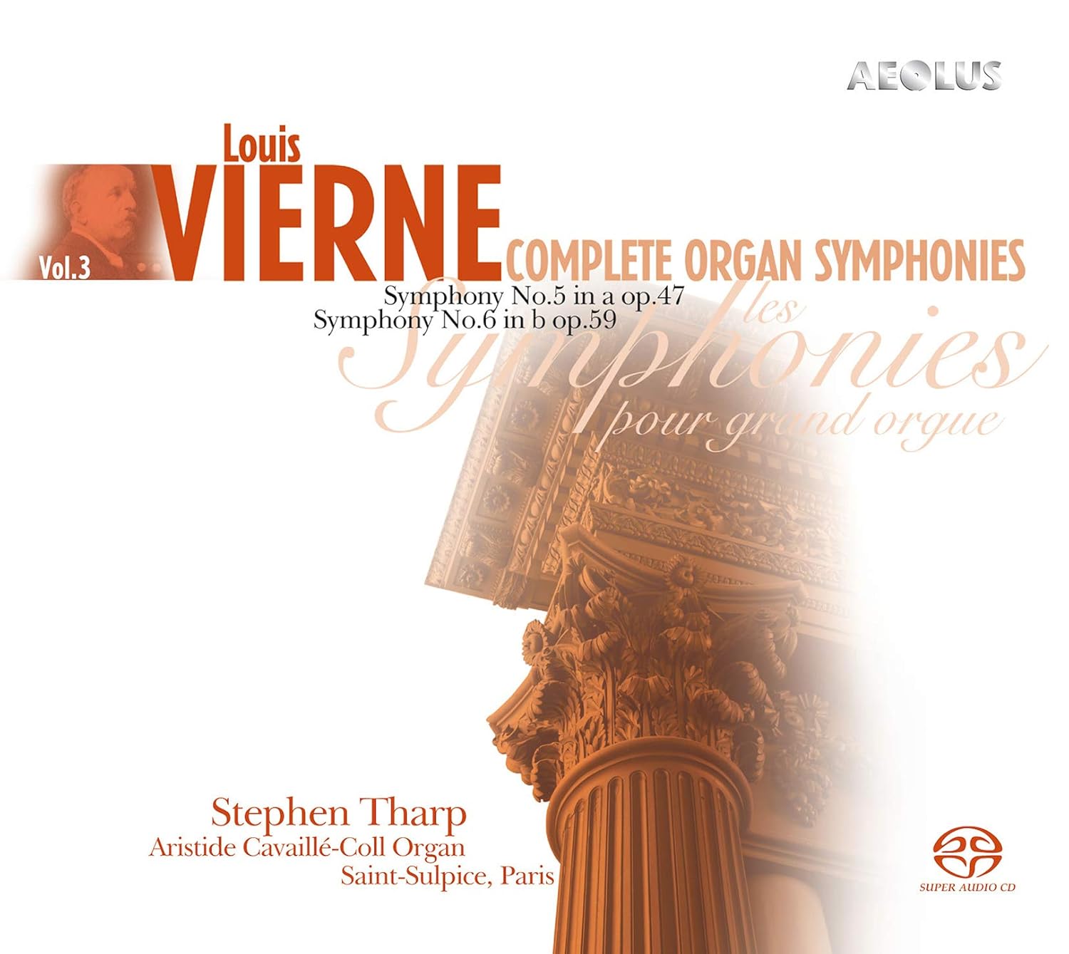Stephen Tharp, Louis Vierne, __ - Complete Organ Symphonies 3 - Amazon ...