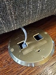 RACO 6239BP Floor Kit with Recessed Duplex 15A TR Device and Adjustable ...