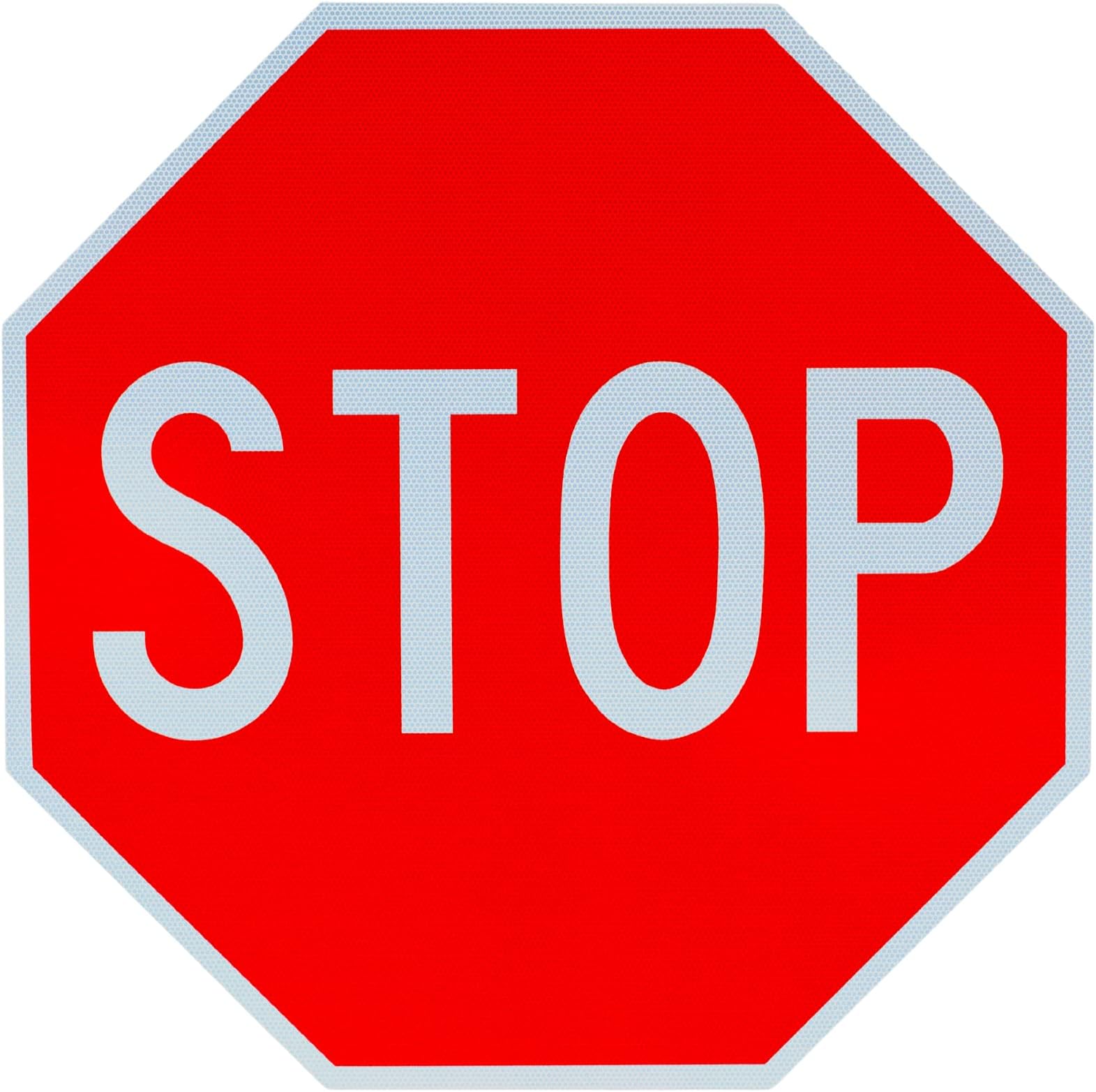 Amazon.com : Portable 30"X30" Stop Sign with Base & Hardware- : Office ...