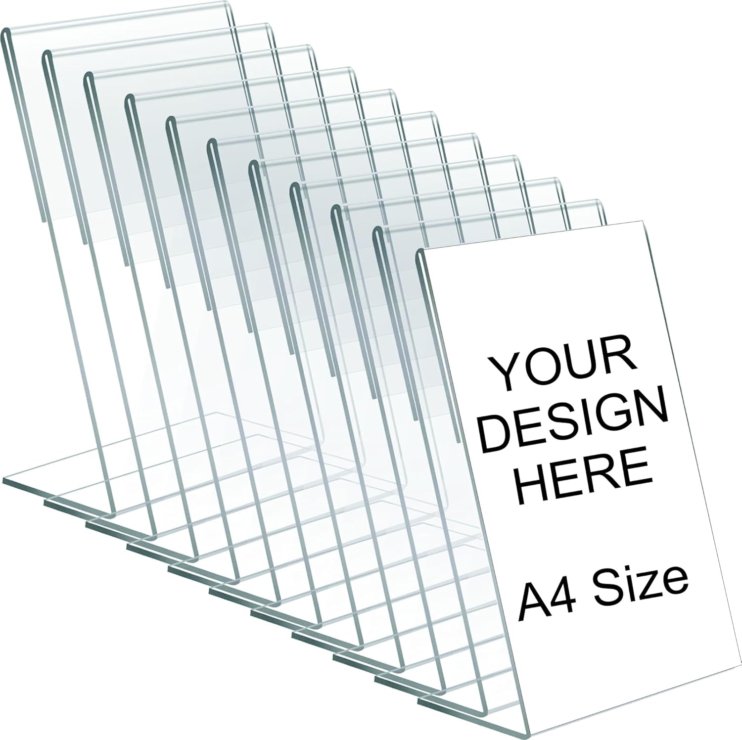 SmartPro Clear Acrylic Frames for A4, Pack of 10 : Amazon.in: Home ...