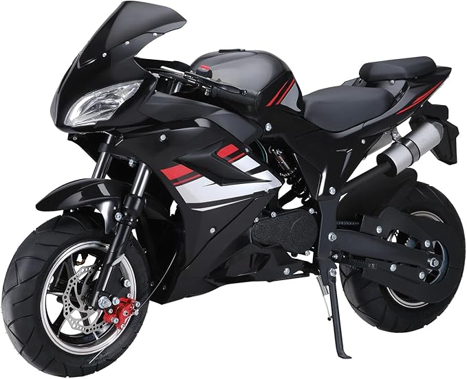 Amazon.com: duwiikab 49CC Mini Motorcycles for Adults Kids, 4-Stroke ...