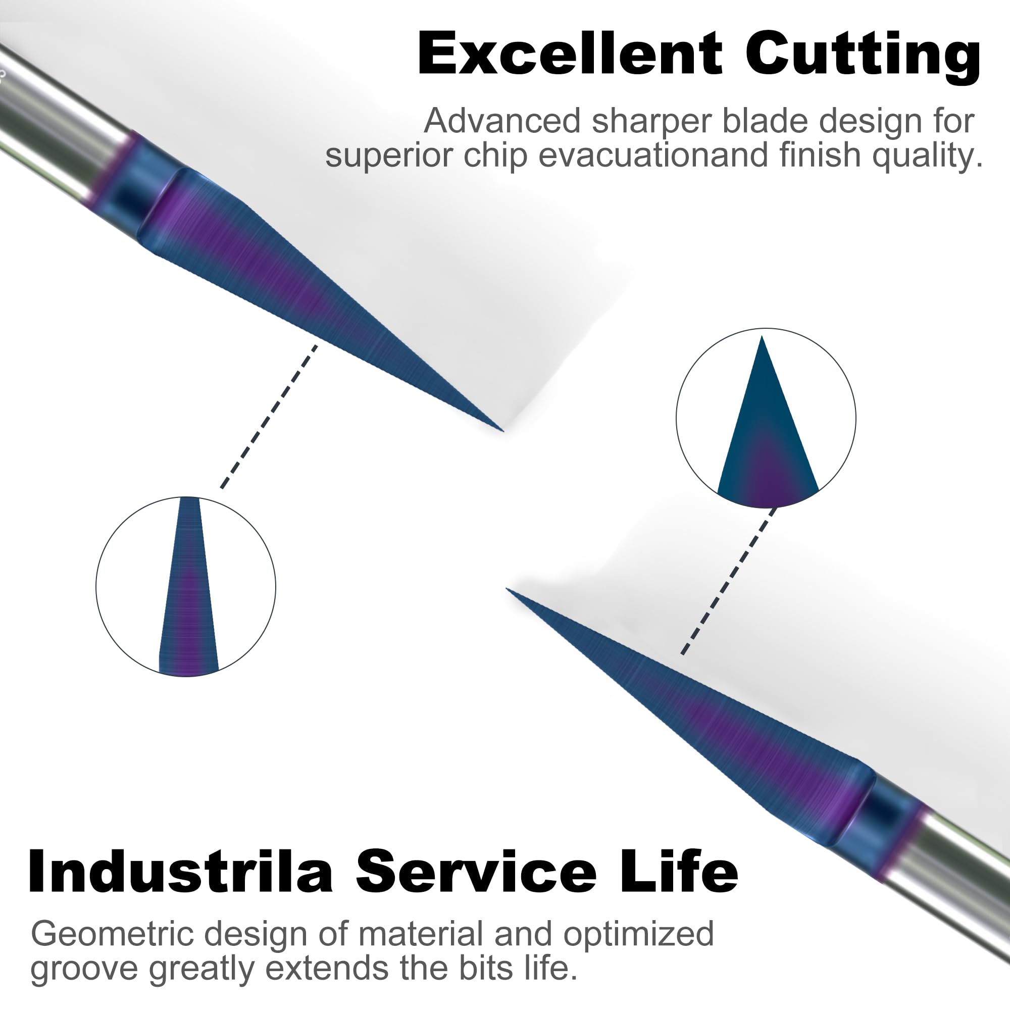 Snapklik.com : XDENGP 15 Degree V Groove Router Bit For CNC, Carbide V ...