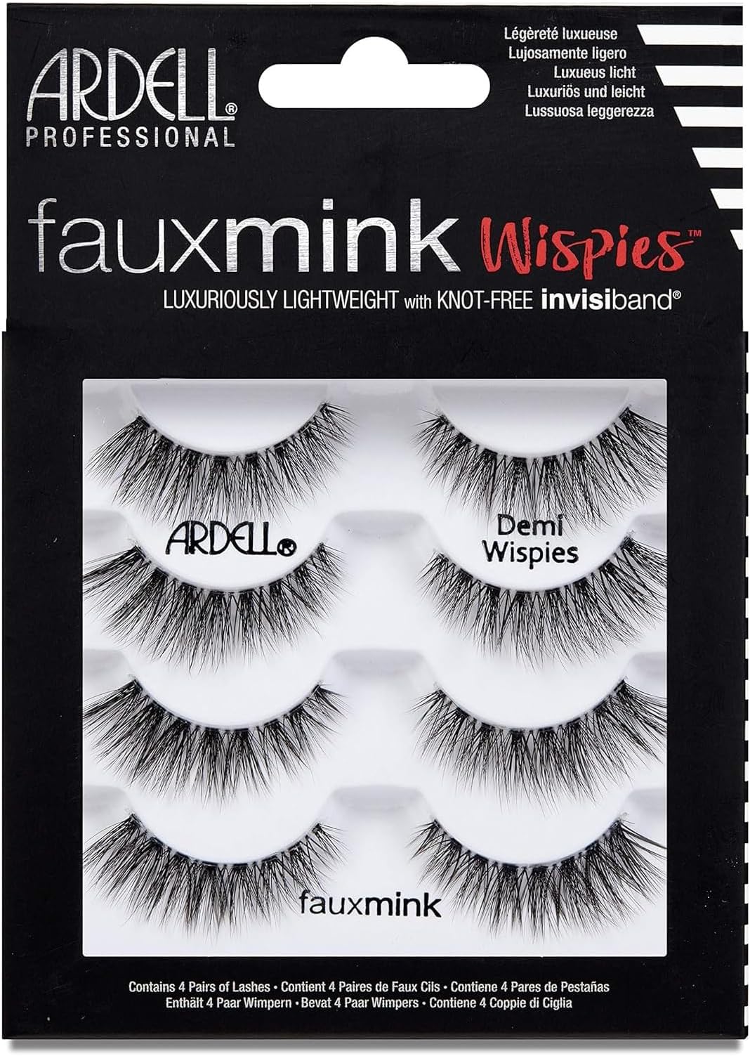 Amazon.com: Ardell Faux Mink Lashes Demi Wispies Multipack, Natural ...
