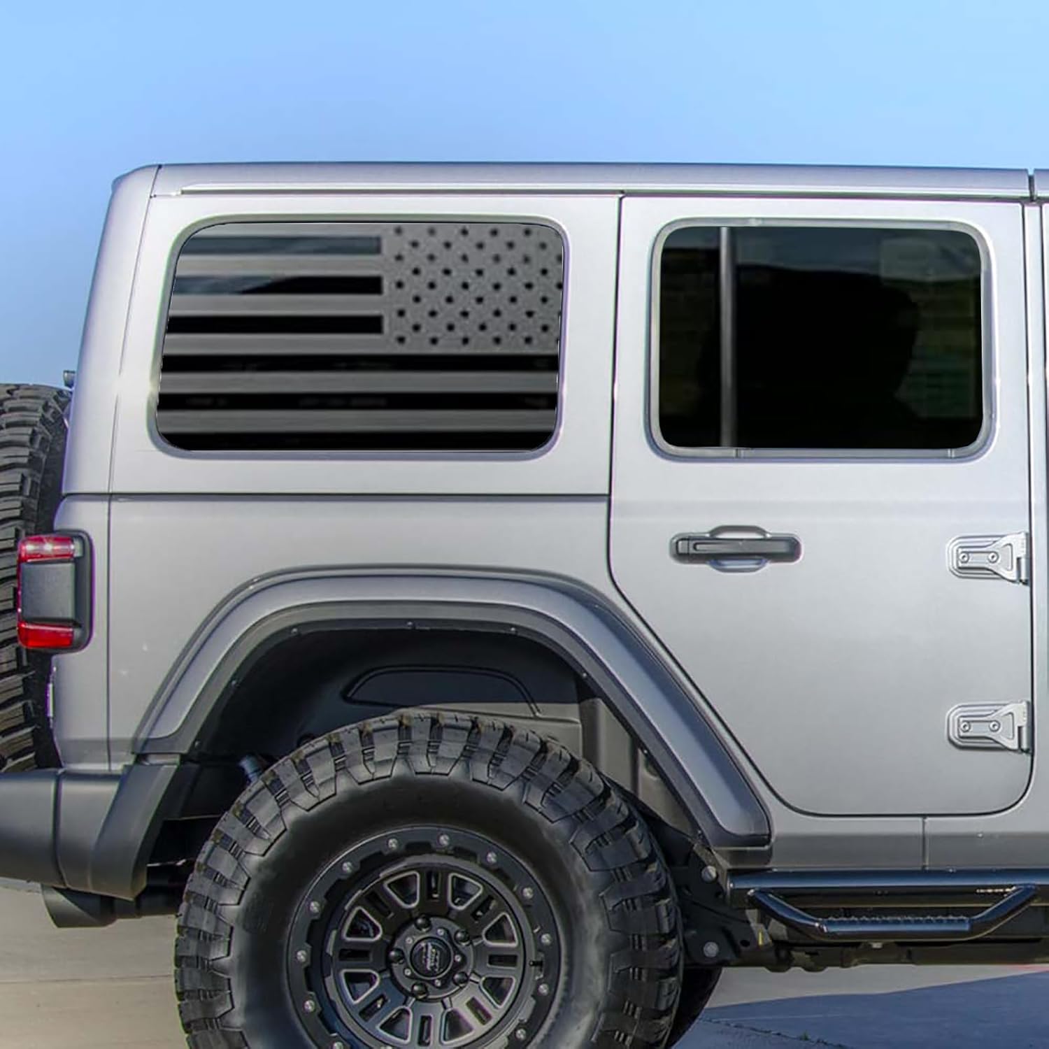 Amazon.com - Rear Window American Flag Decals for Car SUV Trucks ...