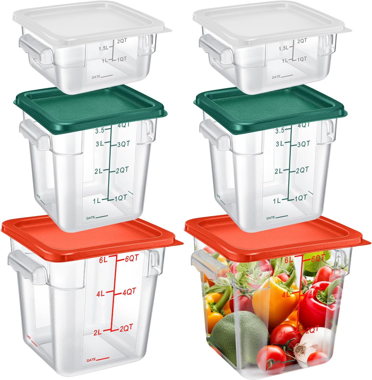 Amazon.com: Stoge Rubbermaid Brilliance bundle10-Piece Set, Leak-Proof ...