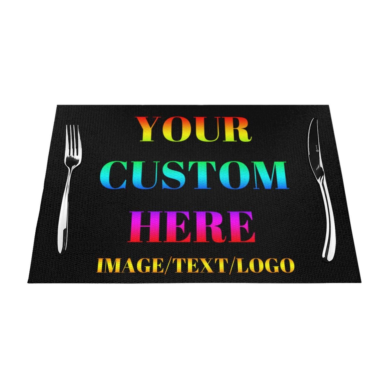 Amazon.com: 1-300PCS Custom Placemats for Dining Table Personalized ...
