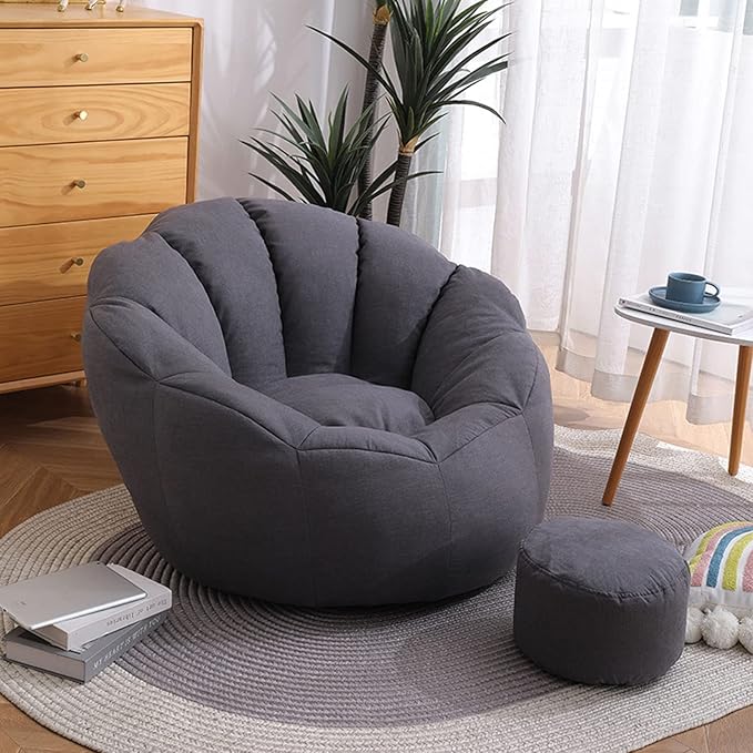 FROATS Puff Salon, Funda de puf (sin Relleno) Efecto Gamuza, Cojín ...