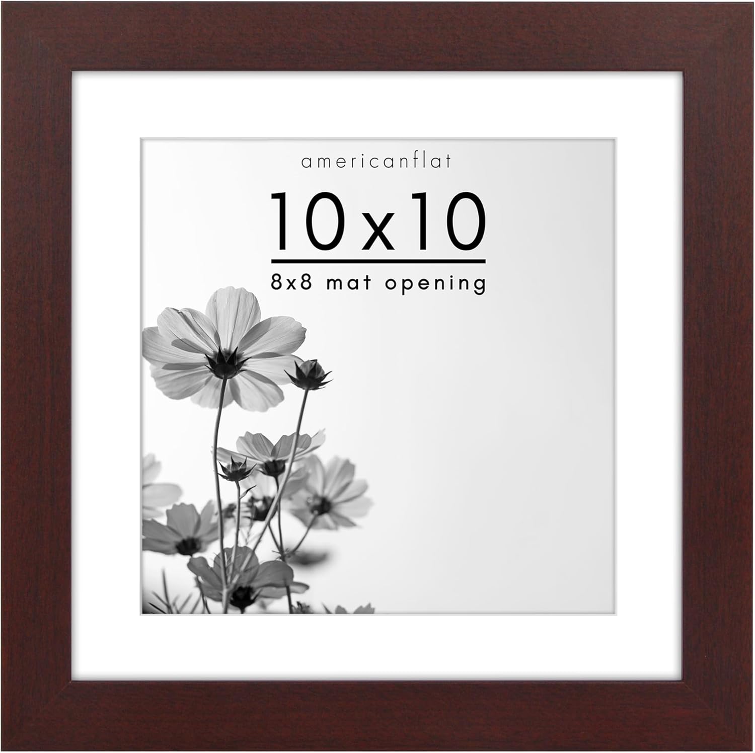 Amazon.com - Americanflat 10x10 Picture Frame with Shatter-Resistant ...