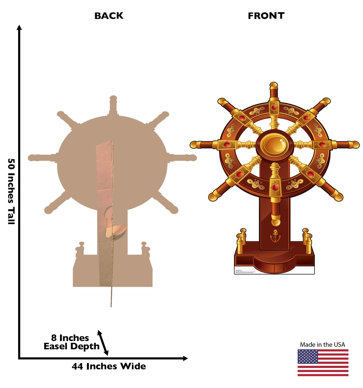 Pirate Ship Decor Advanced Graphics Pirate Captain Brutus Life-Size ...