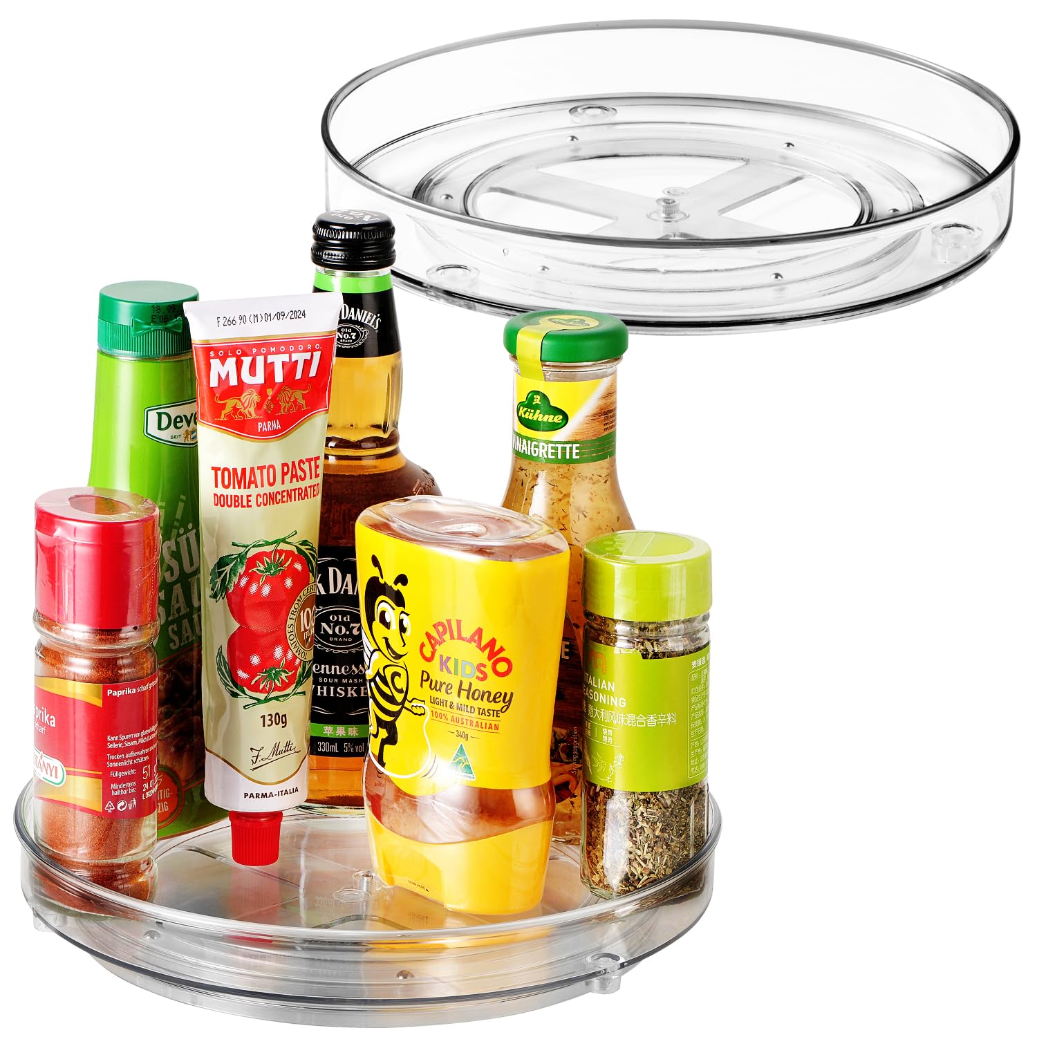 Snapklik.com : Lazy Susan Organizer, 9" 2Pack, Rotating Turntable For ...