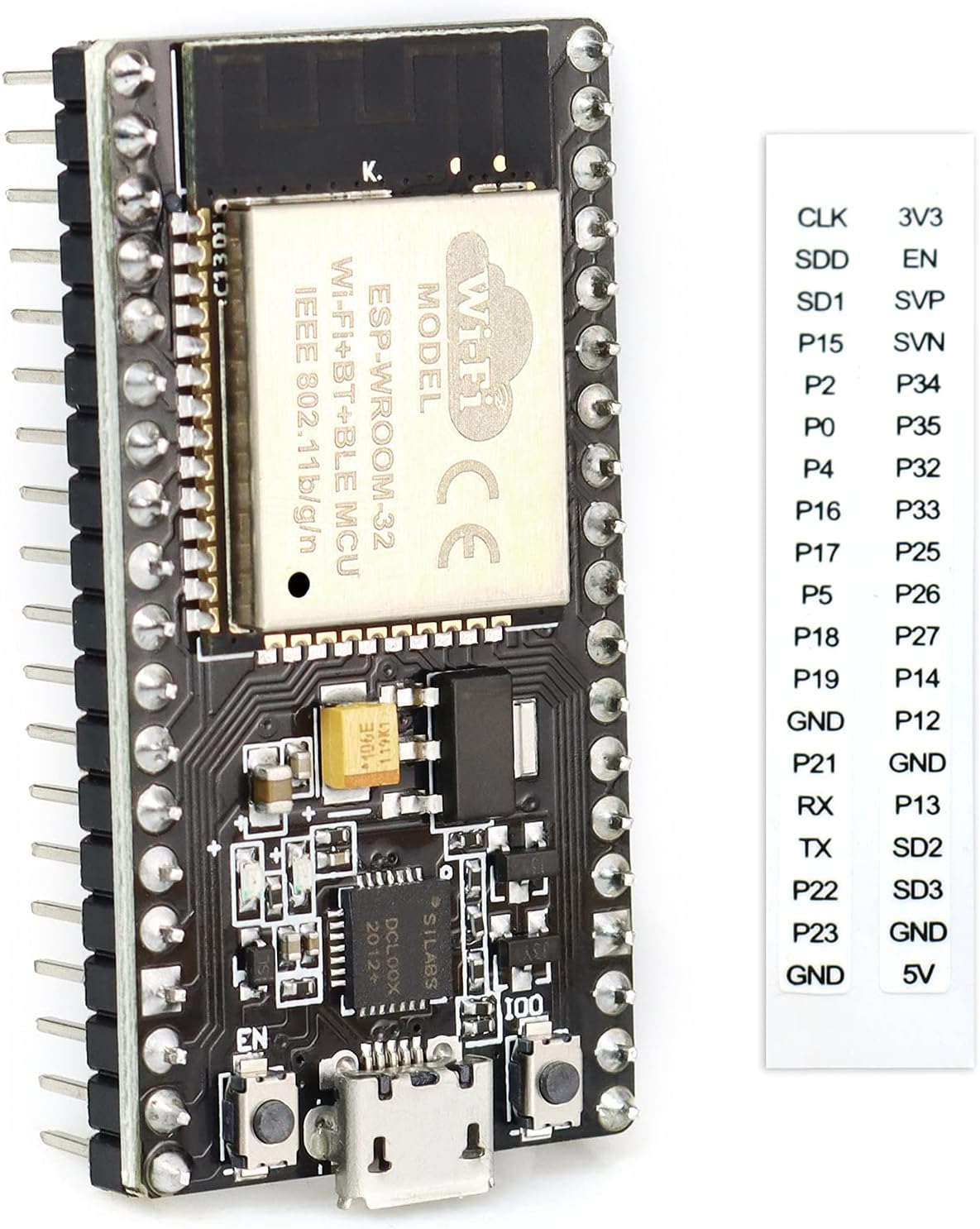 KeeYees ESP32 ESP-32S Development Board 2.4 GHz Dual Core WLAN WiFi ...