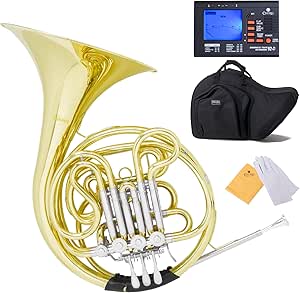 Amazon.com: Mendini by Cecilio Double French Horn F/Bb With Solid ...