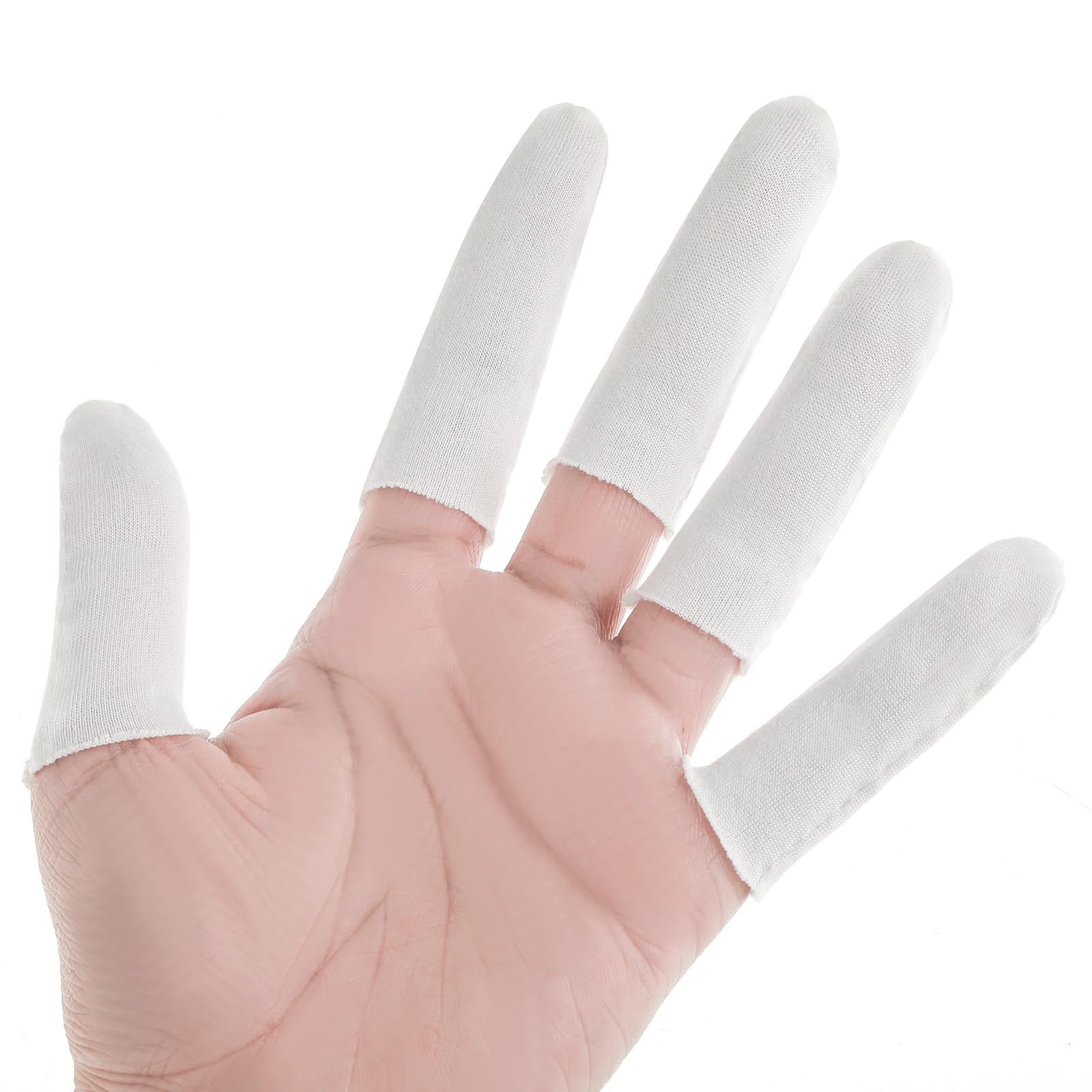 Amazon.com: 100 Pcs Cotton Finger Cots, Cloth Finger Cots Finger Toe ...