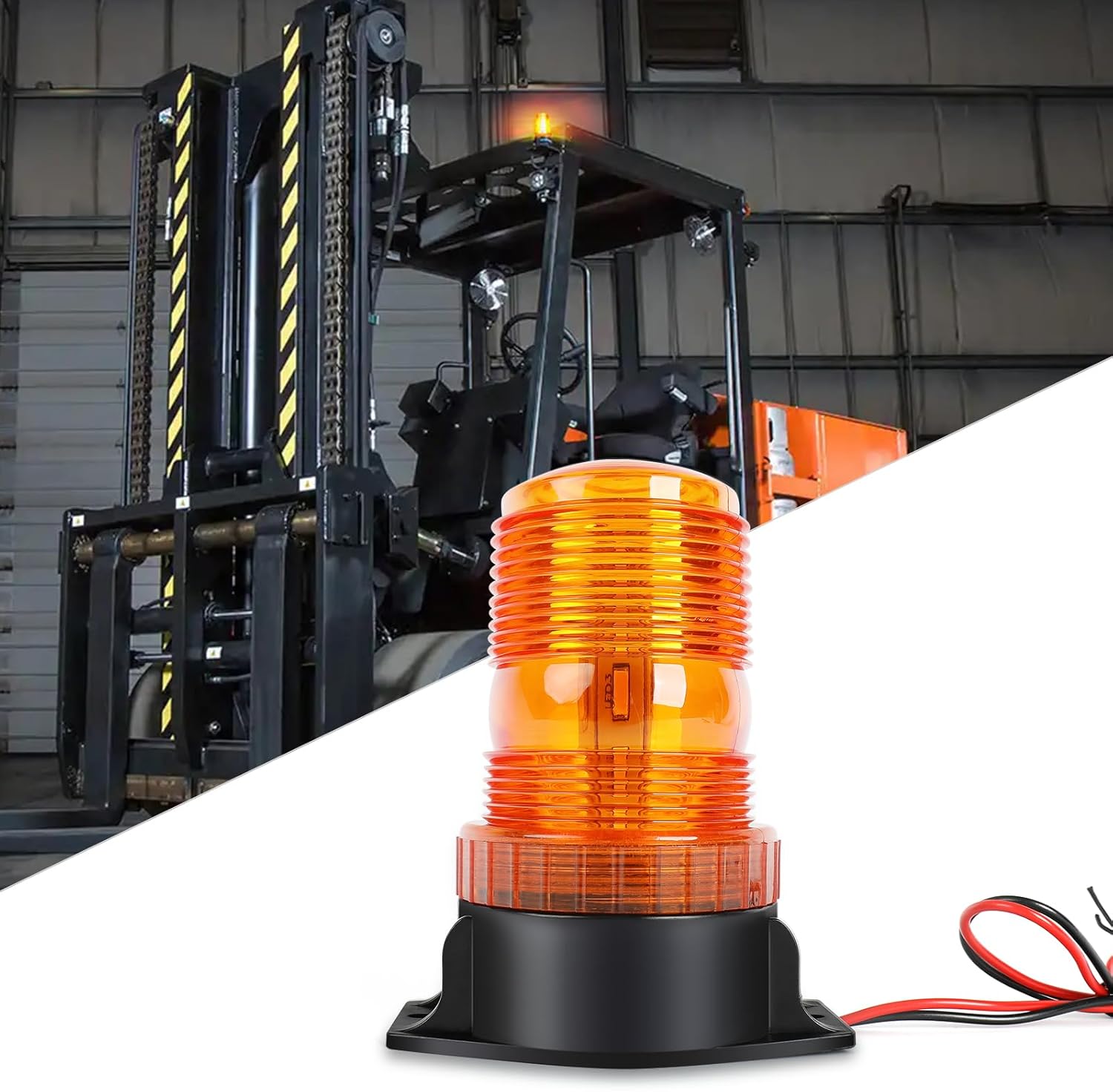 Amazon.com: BraveWAY Warning Lights LED Strobe Light Flashing Amber ...