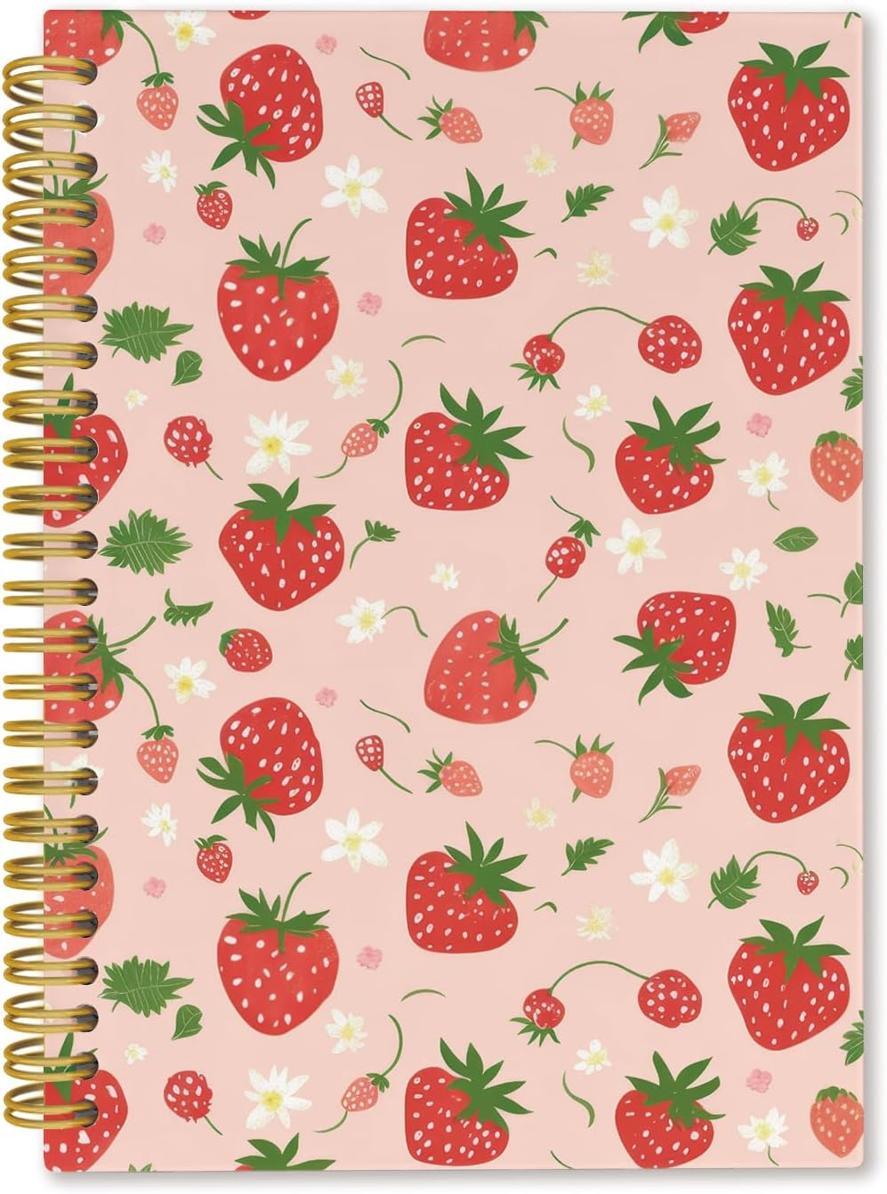 Amazon.com : ICEWHITEY Cute Pink Strawberry Notebook Journal,Pink ...