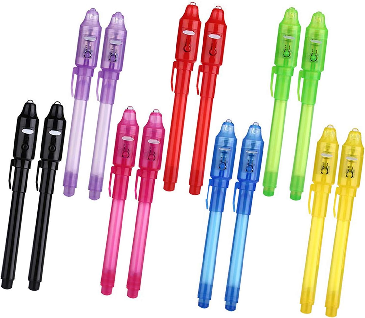 Amazon.com: DLUCKY Invisible Ink Pen,Spy Pen Invisible Disappearing Ink ...