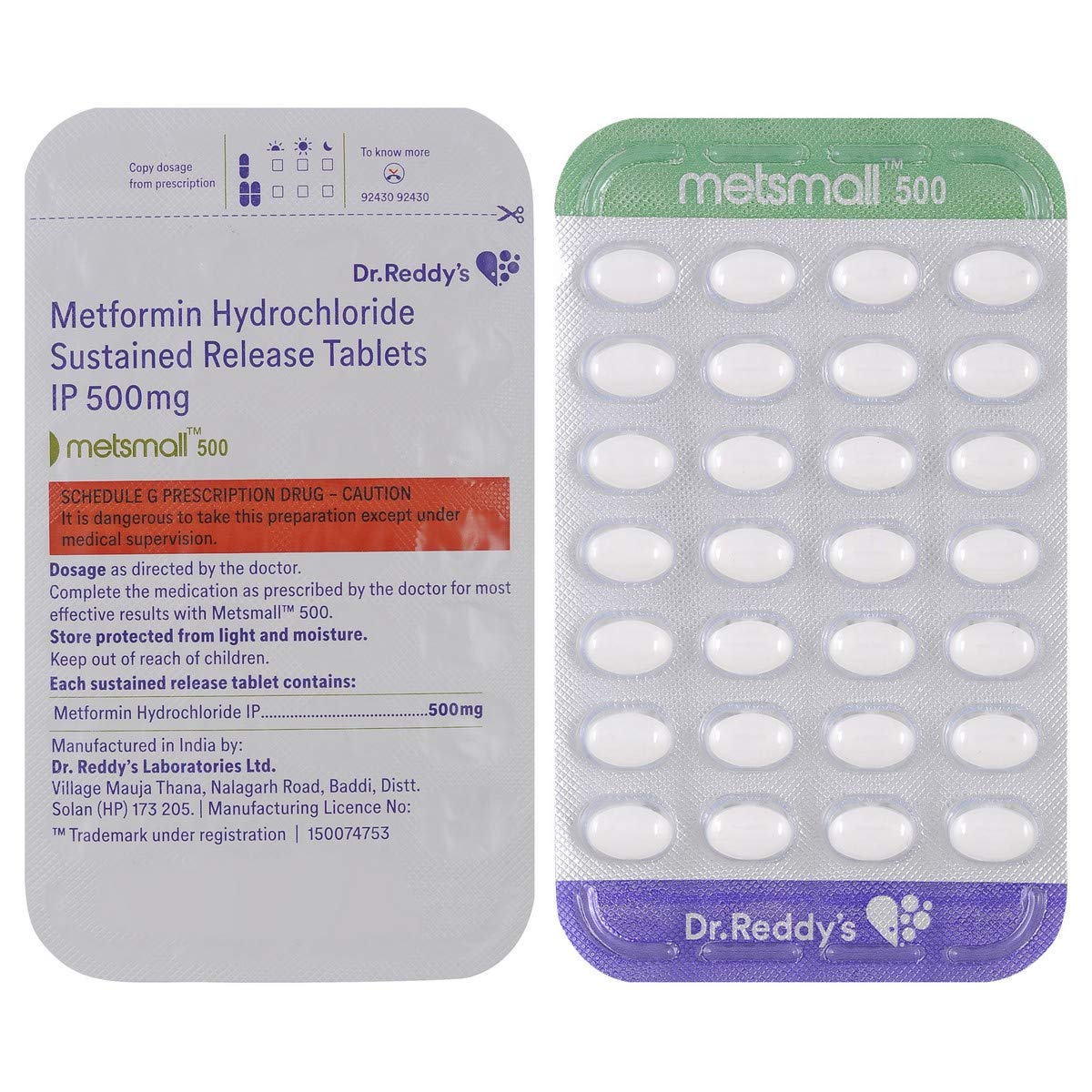 Metsmall 500mg - Strip of 28 Tablets : Amazon.in: Health & Personal Care
