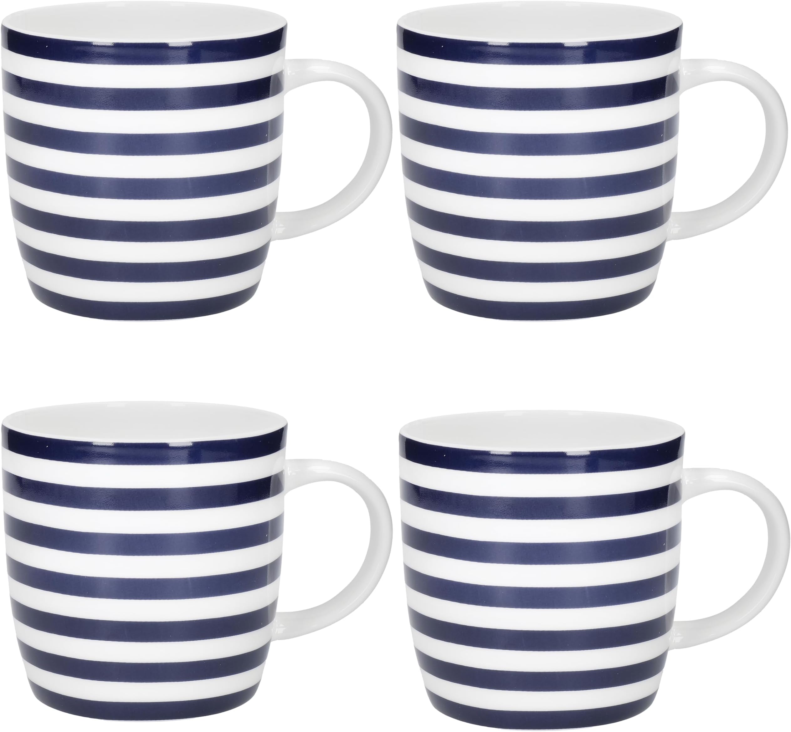 Amazon.com: Cornishware 15oz Coffee Cup, Red and White Stripe | Large ...