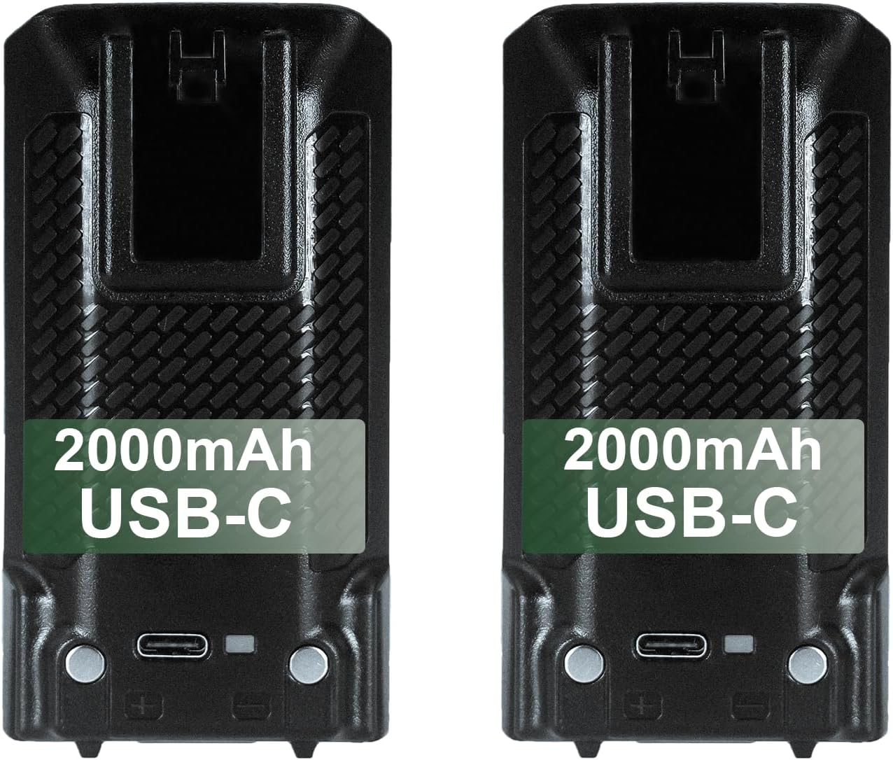 Amazon.com: 2 Packs UV-K5(8) Type-c Charging Battery Replacement UV-K5 Li-ion Battery 2000mAh ...