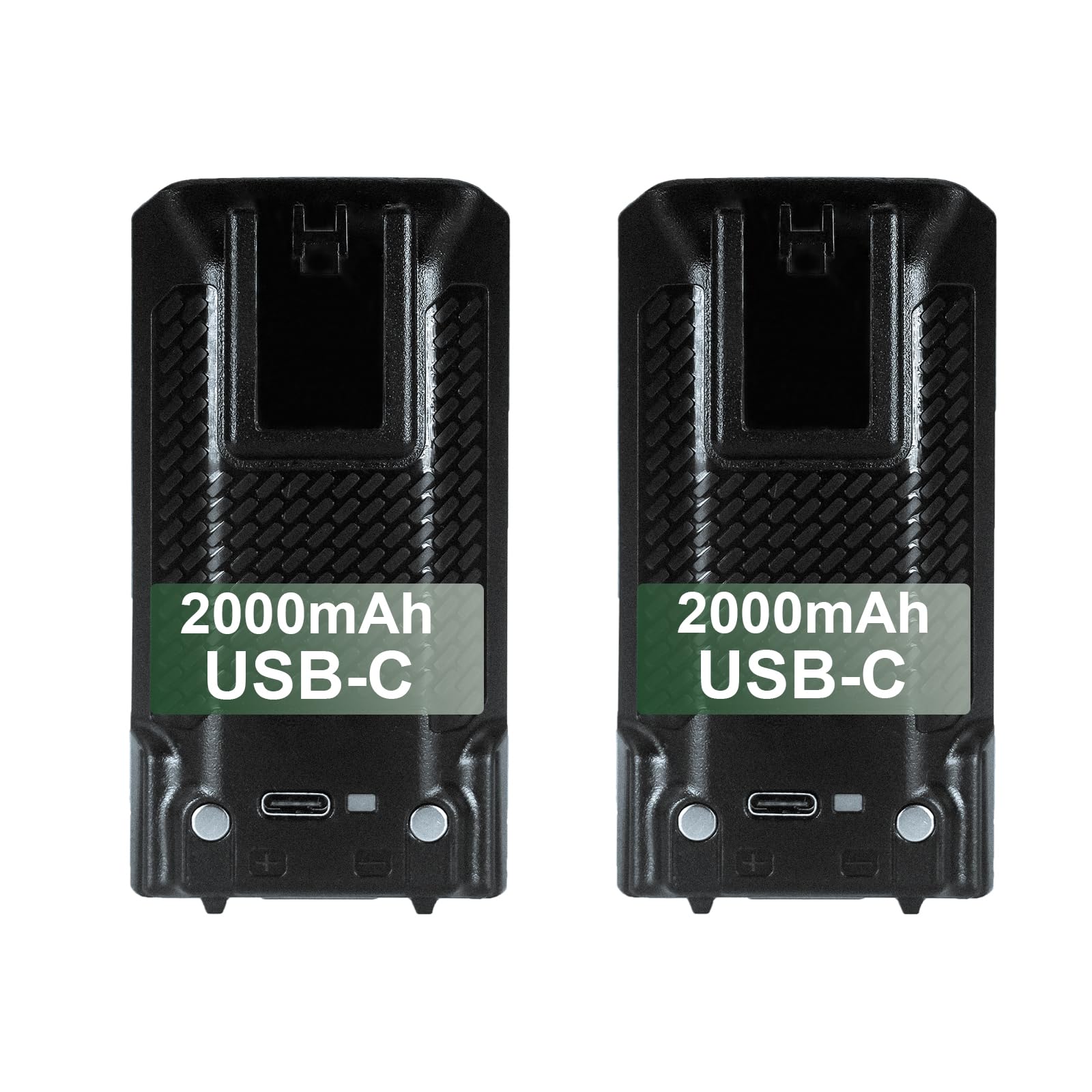 Amazon.com: 2 Packs UV-K5(8) Type-c Charging Battery Replacement UV-K5 Li-ion Battery 2000mAh ...