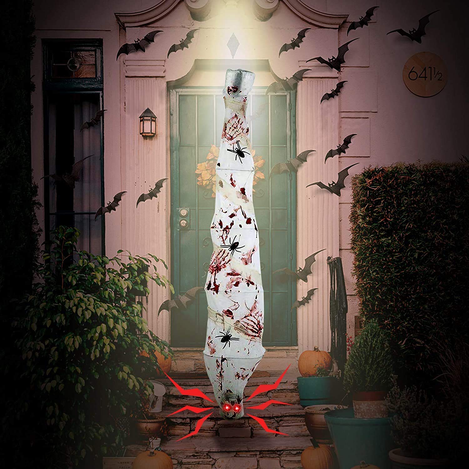 Buy Homkeen ….^ Halloween, 72 Inch Cocoon Corpse Prop y Hanging ...