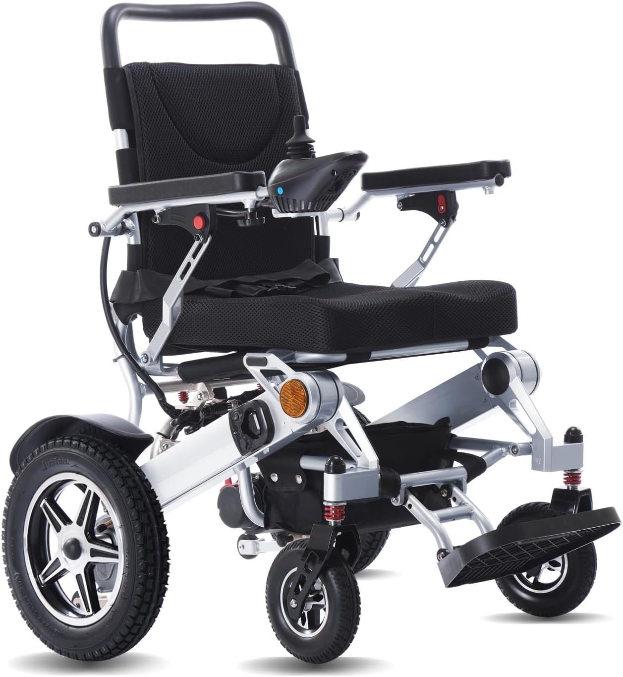 Broobey Portable Electric Wheelchair for Adults, Lightweight, Foldable ...