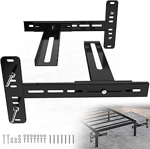 Amazon.com: Universal Bed Headboard Brackets, Adjustable Bed Base for ...