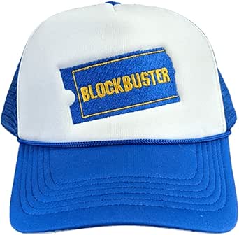 Blockbuster Video Foam Mesh Trucker Cap Retro Inspired Hat Royal Blue ...