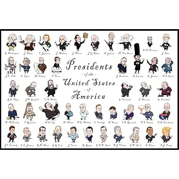 Amazon.com: The New Poster of the Presidents of the United States (Pres ...