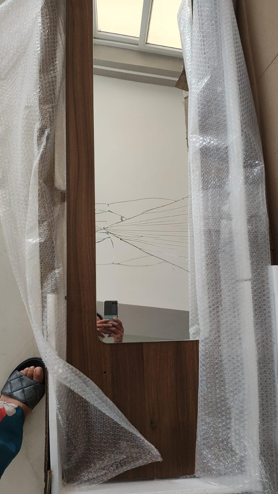 neuspace Luxo Modern Dressing Table with Full Length Mirror, 175 cm ...