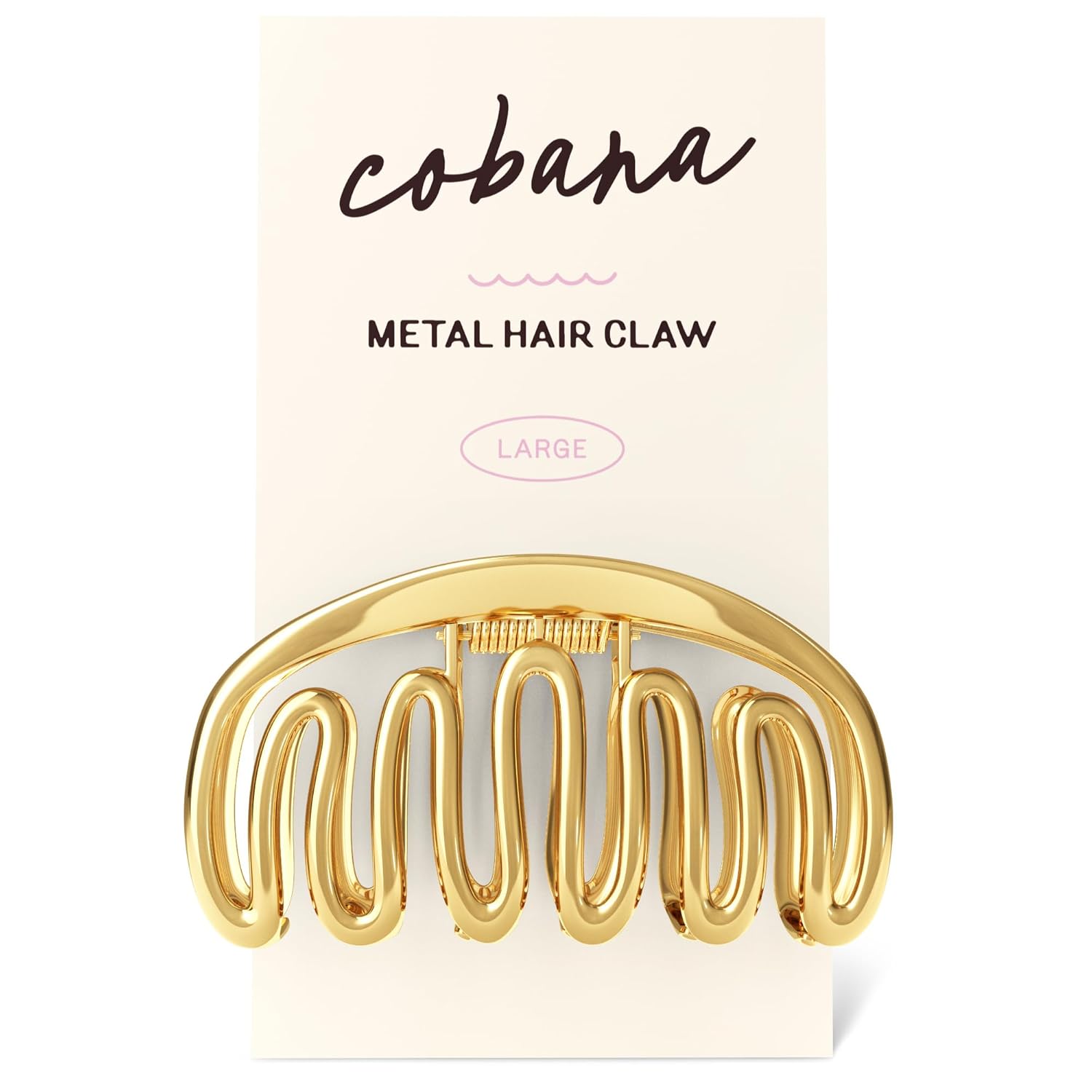 Amazon.com: Cobana Gold Metal Claw Clips, Hair Accessories for Women ...